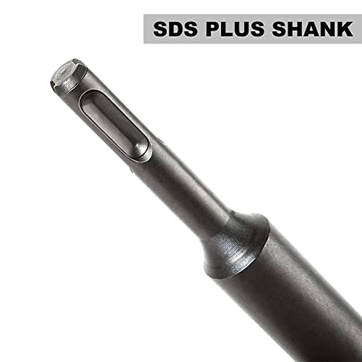 6 Inch x 1 1/4 Inch SDS Plus Bushing Tool Concrete SDS Max Bushing Bit Square Head Concrete Roughness Coating Remove Bushing Bit for Rotary Hammer, Stone, Brick Wall (SDS Plus 16 Pins)