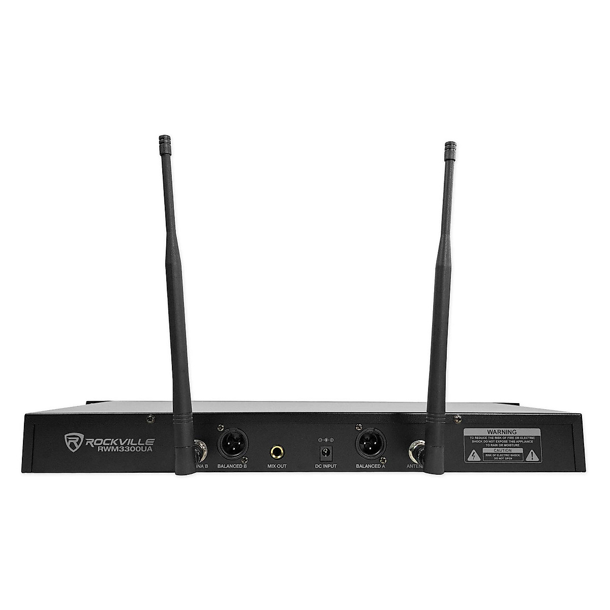 RockvilIe RWM3300UA Dual Handheld Microphones for Church Sound Systems