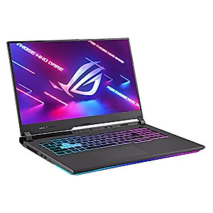 ASUS ROG Strix G17 (2021) Gaming Laptop, 17.3” 144Hz IPS Type FHD, NVIDIA GeForce RTX 3050 Ti, AMD Ryzen 7 4800H, 16GB DDR4, 512B PCIe NVMe SSD, RGB Keyboard, Windows 10, G713IE-EB74