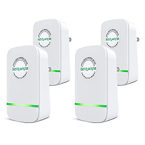 Pro Power Saver,Energy Saver Household Power Saver Electricity Saving Box and High Efficiency Household Office Market Device Electric Smart US Plug 90V-250V 30KW（4 Pack ）