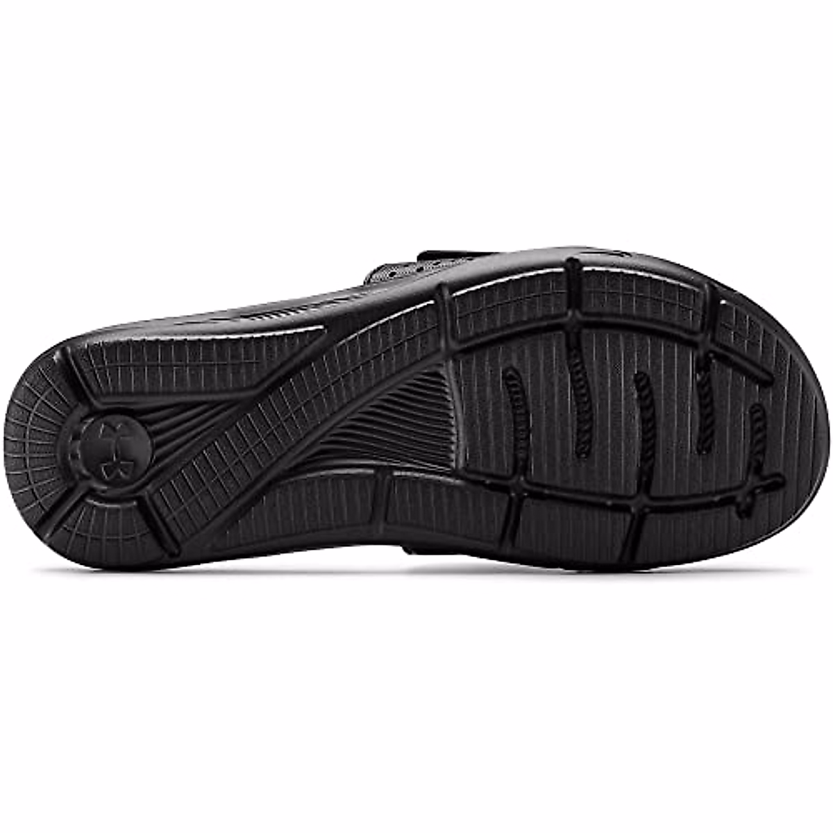 Under Armour Men's Ignite VI SL Slide Sandal, Black (003)/Black, 11 M US