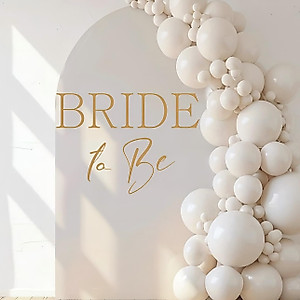 Bride to Be Decal - Bridal Shower Backdrop Sticker,Miss to Mrs Sticker for Balloon Arch,Bride to Be Bridal Shower Party Decorations,Engagement Party (Bride to Be Decal)
