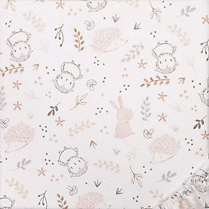 Trend Lab Woodland Friends Flannel Fitted Crib Sheet (103771)