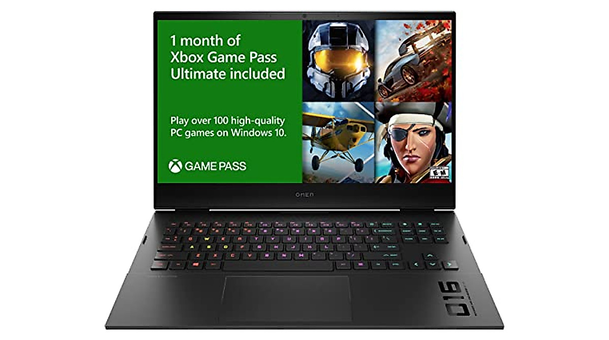 HP OMEN Gaming Laptop with RTX 3060 and 16.1" FHD Display
