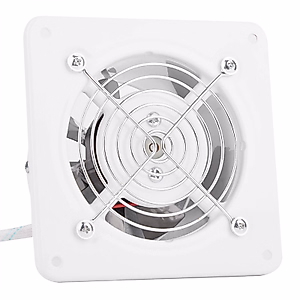 4-Inch 25W Silent Exhaust Fan, Kitchen and Bathroom Exhaust Fan, Window Type Ventilation Fan, Low Noise Air Vent Ventilation