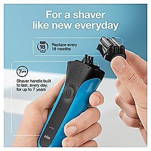 Braun Electric Razor for Men, Series 3 310s Electric Foil Shaver, Rechargeable, Wet & Dry