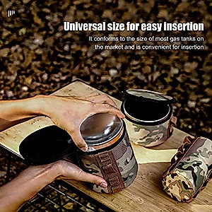 ODOORACT 3pcs Propane & Butane Fuel Tank Cover, Portable Ventilated Propane & Butane Protector Storage Bag for Gas Tank Fuel Tank Camping Protector Storage Bag Gas Cylinder Tank Accessories