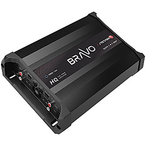 Stetsom Bravo HQ 800.4 Multichannel Car Audio Digital Amp - 2 Ohms Stable, 800 Watts RMS, 4 Independent Channels, Variable Crossover, Full Range, Car Stereo ds Bridge Speakers 800x4, RCA & High Input