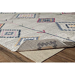CosmoLiving by Cosmopolitan Cyprus Collection Area Rug, 2'0"x8'0", Native Grey