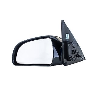 Dependable Direct Driver Side Mirror for (2006 2007 2008 2009 2010) Hyundai Sonata Unpainted Heated Power Operated Right Outside Rear View Replacement Door Mirror - Parts Link #: HY1320149