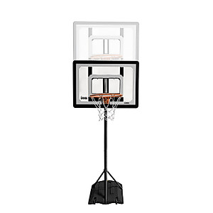 SKLZ Pro Mini Hoop Basketball System with Adjustable-Height Pole and 7-Inch Ball, HP08-000