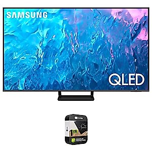 SAMSUNG QN55Q70CA 55 Inch Q70C QLED 4K Smart TV Bundle with 1 YR CPS Enhanced Protection Pack (2023 Model)