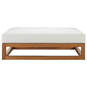 Modway EEI-3422-NAT-WHI Newbury Lounge & Deep Seating Chairs