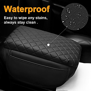 Console Cushion Cover for Toyota Tacoma 2016-2023 SR SR5 Off-Road PreRunner TRD-Sport pro Limited Tacoma Organizer Armrest Storage Box Cover Tacoma Interior Accessories