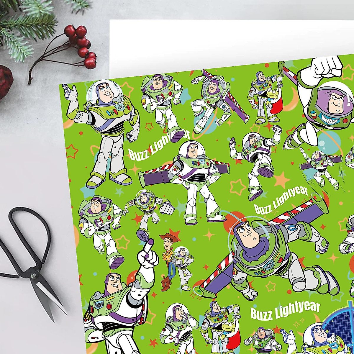 EYQQM Pack of 5 Gift Wrapping Paper 51x75cm Kraft Paper Wrapping Paper Sheets Pack for Kids Birthday, Party Storage Festive Decoration (Green Fly)