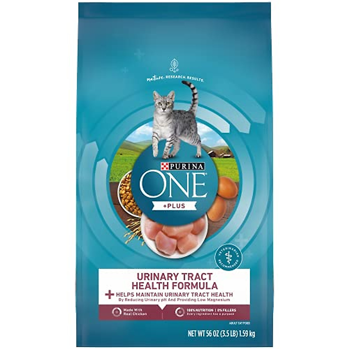 Purina ONE High Protein Dry Cat Food, +Plus Urinary Tract Health Formula - 3.5 lb. Bag