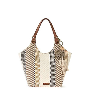 Sakroots Roma Small Shopper, Tobacco Batik Woven