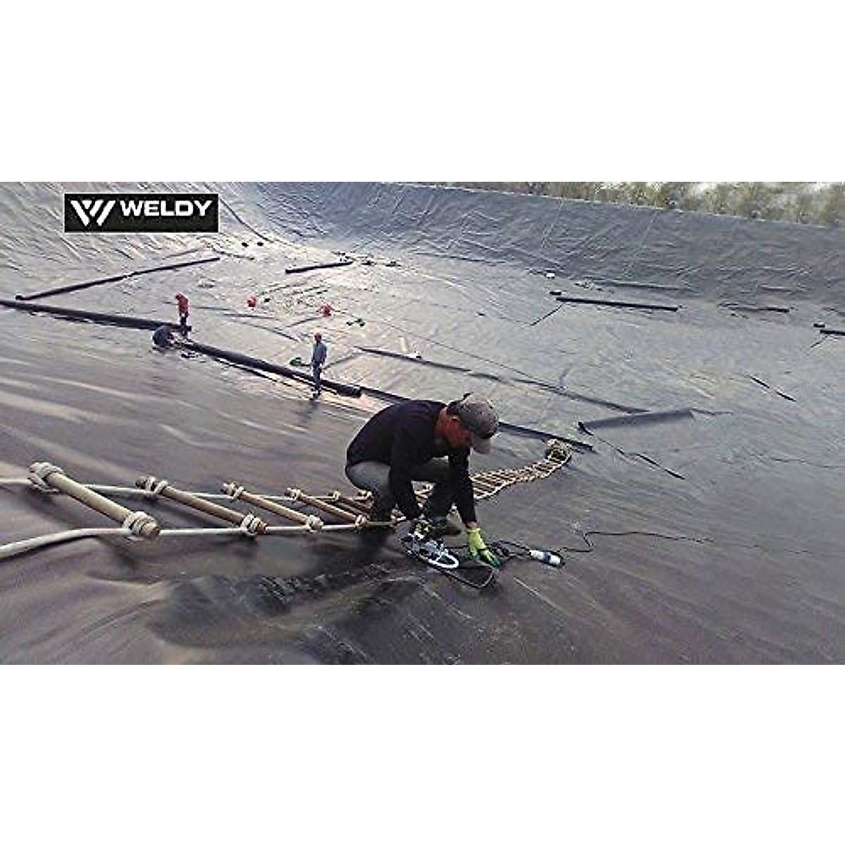 WELDY Plastic Membrane Hot Wedge Welder Welding Machine High Powerful Waterproof Membrane Hot Wedge Welder