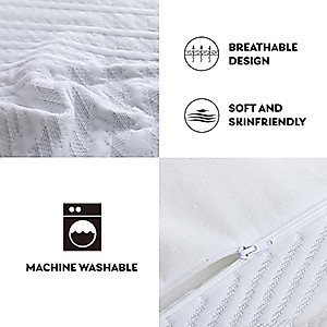 TMEOSK Full Size Mattress, 8 inch Gel Memory Foam Mattress, Green Tea Infused Memory Foam Mattress for a Cool Sleep, Bed in a Box, Medium Firm Feel with Motion Isolating (Full)