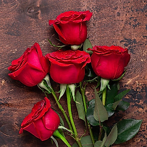 Rose Scented, Lone Star Candles & More's Premium Hand Poured Soy Wax Melts, The Authentic Scent of Fresh Cut Roses, 6 Strongly Scented Wax Cubes, USA Made in Texas 1-Pack