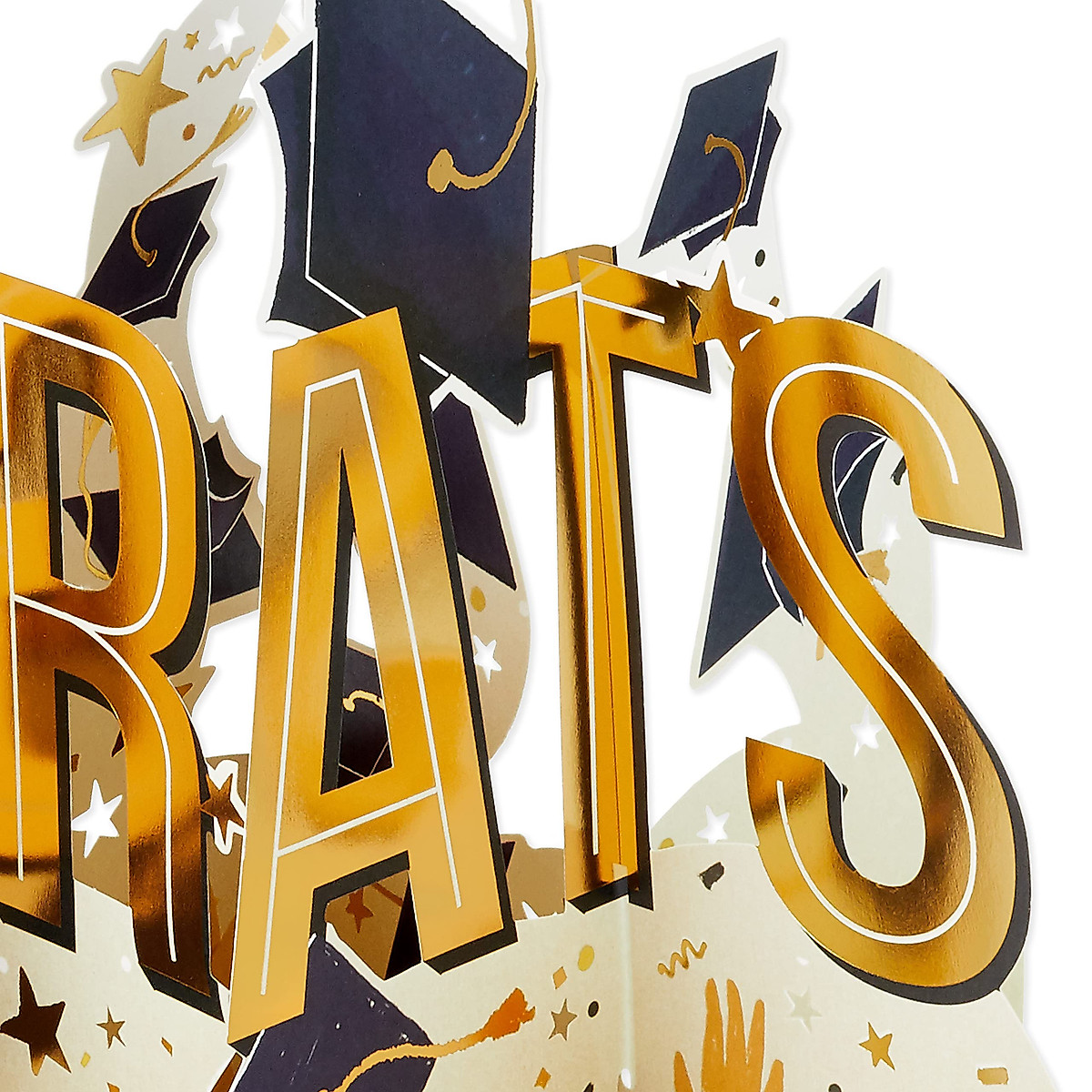 Hallmark Paper Wonder Graduation Pop Up Card (Accordion Fold Congrats)