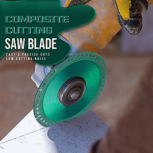 3 PCS Indestructible Disc for Grinder, Indestructible Cutting Disc, Indestructible Disc for Angle Grinder, 4 Inch Diamond Ultra-Thin Cutting Saw Blade for Ceramic Tile Glass Metal Wood Cutting