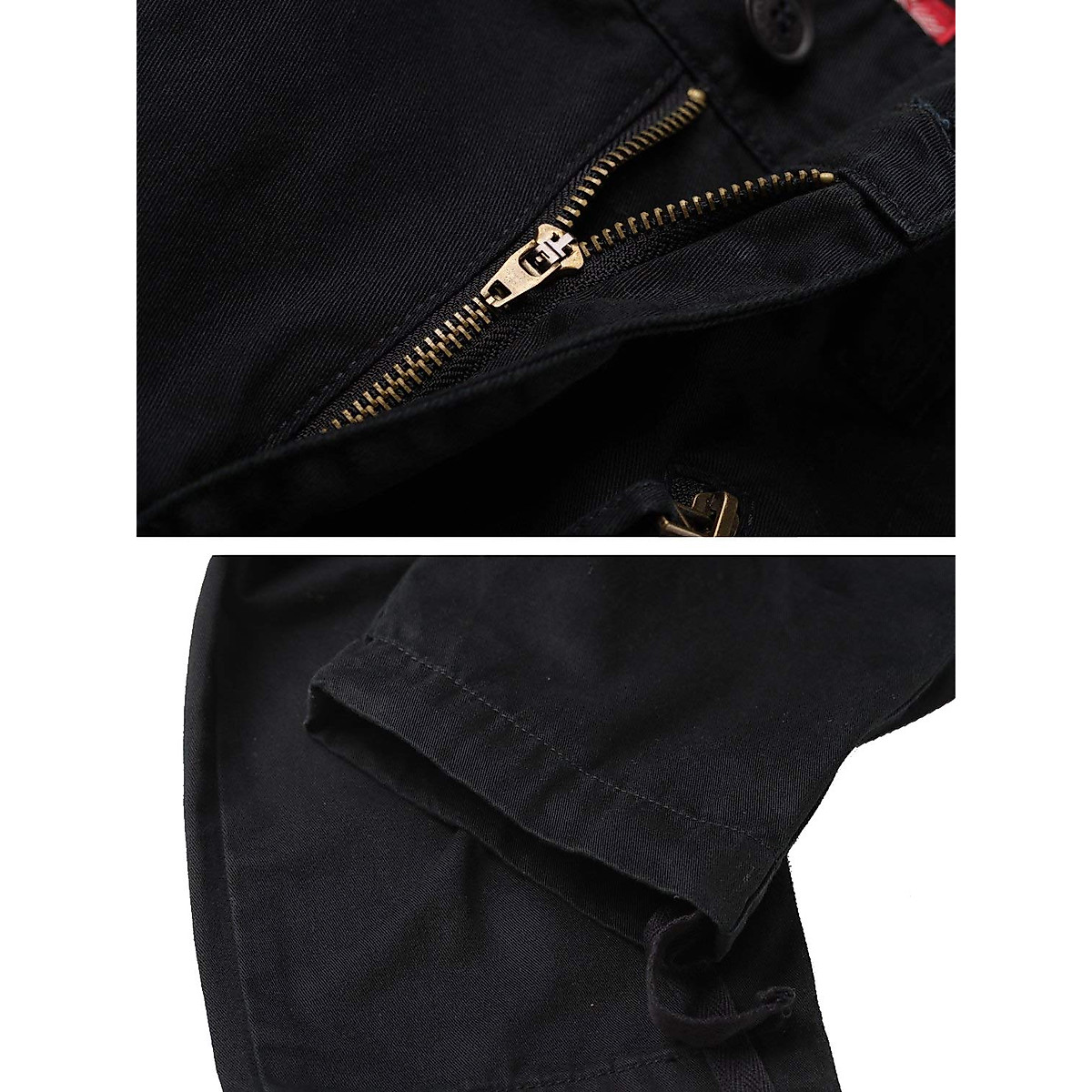 XNMAYA Cargo Pants for Women, Military Army Camo Combat Trousers,Work Camping Hiking Casual Pants with Pockets Black US 2