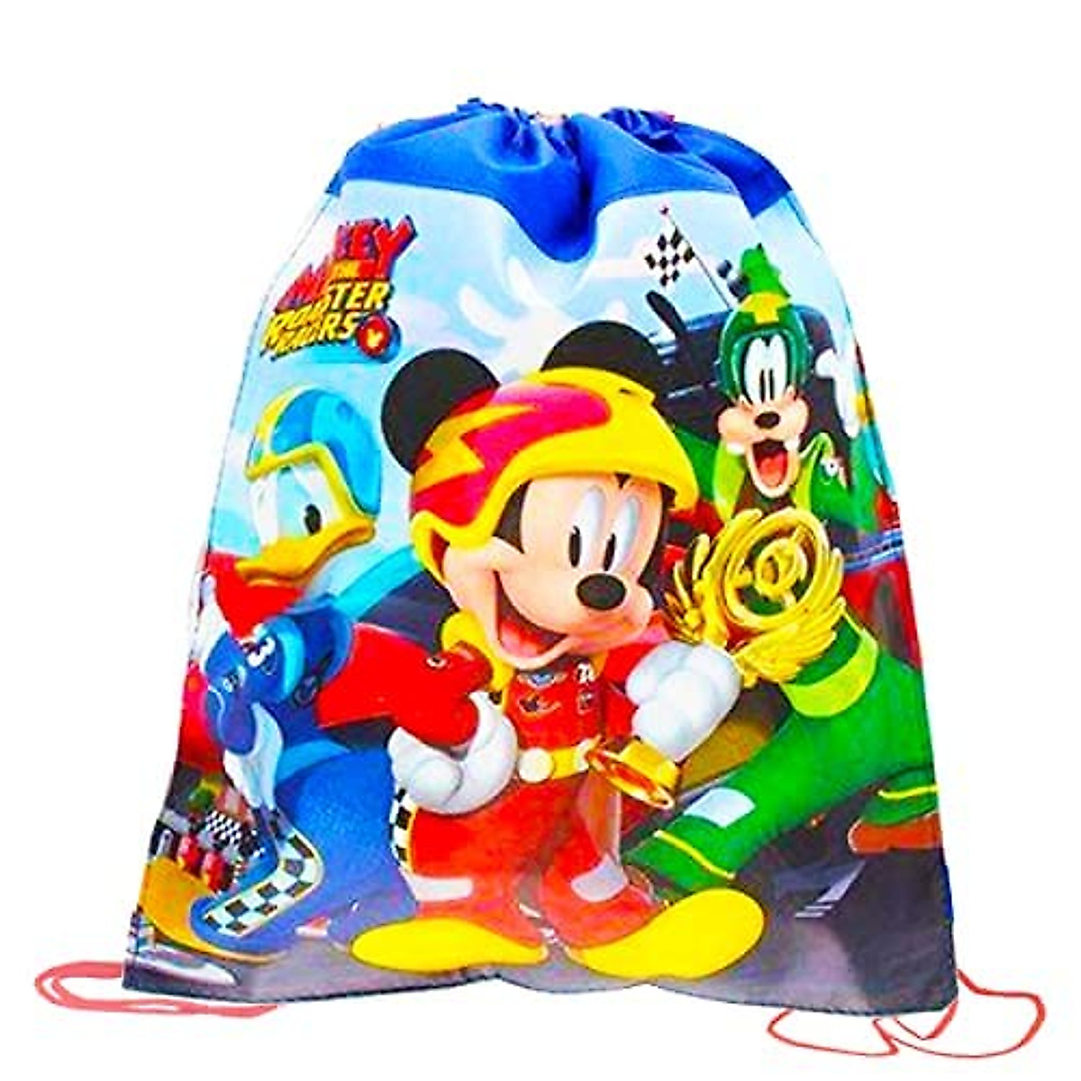 Mickey Mouse Mini Backpack and Drawstring Bag for Boys Set - Bundle with 11'' Mickey Mouse Mini Backpack, Drawstring Bag, Water Bottle, Stickers, More | Mickey Backpack Toddler