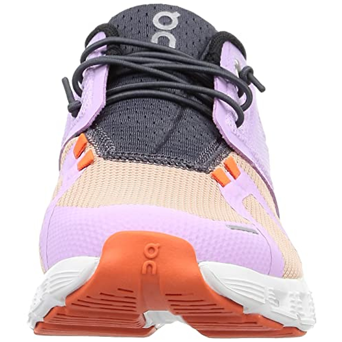 ON Women's Cloud 5 Push Sneakers, Fiji/Rose, 9.5