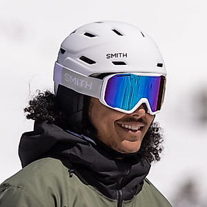 Smith Mission Helmet for Men – Adult Snowsports Helmet with MIPS Technology + Zonal Koroyd Coverage – Lightweight Protection for Skiing & Snowboarding– Matte White, Medium