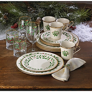 Lenox 6122048 Holiday 12-Piece-Plate-&-Mug Set