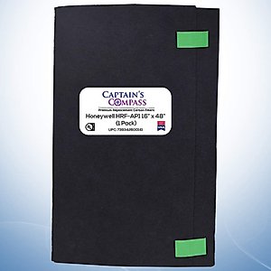 CAPTAIN'S COMPASS HRF-AP1 Replacement Carbon Pre-Filter 16x48 (1 Pack) for Honeywell
