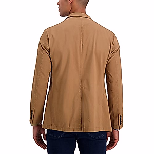 Haggar Men's Smart Wash Performance Blazer & Jackets, Toast, 48-50-R US