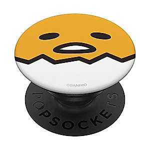 Gudetama Lazy Egg Open Face PopSockets Stand for Smartphones and Tablets PopSockets PopGrip: Swappable Grip for Phones & Tablets
