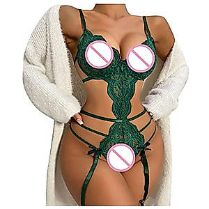 Silky Satin Nightgown for Women 2t Zipper Pajamas Lace Lengerie Nightwear Warm Pyjamas Girls Summer Pajamas Green