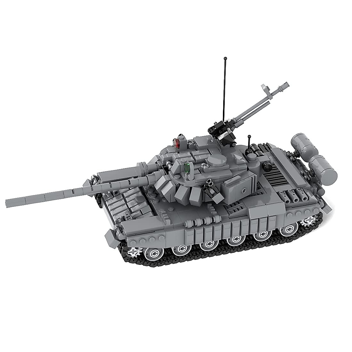 Topoo Tank Building Kit WW2 Military War Battle Tank Sets Army Vehicles Model - T-72 Russian Main Battle Tank, 776 PCS