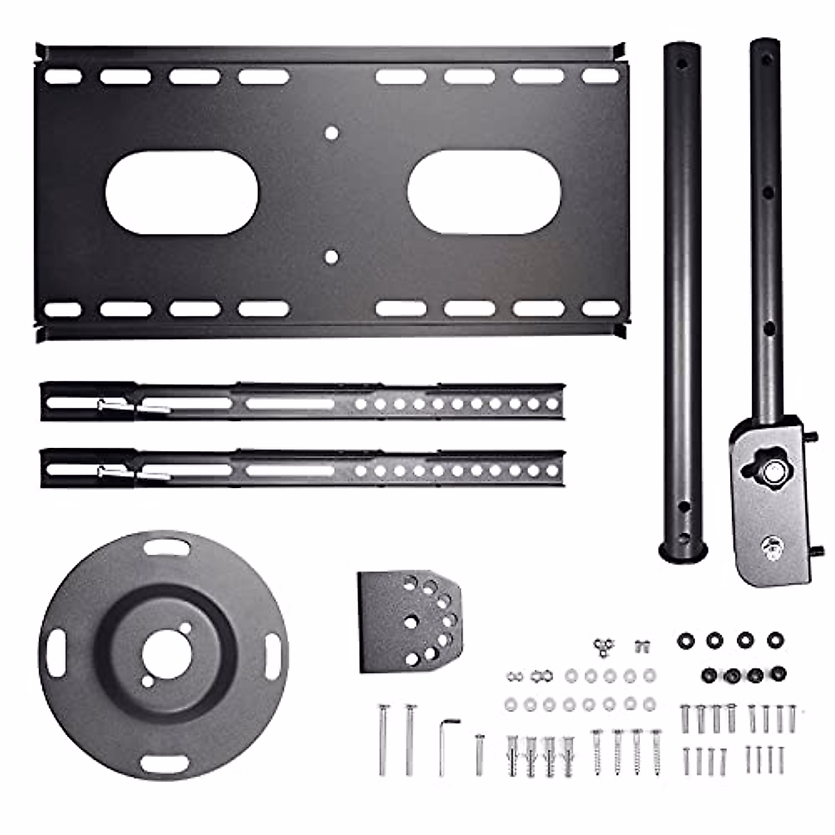 Suptek Ceiling TV Mount Fits Most 26-55 inch LCD LED Plasma Panel Display with Max VESA 400x400mm Loaded up to 45kg/100lbs Height Adjustable MC4602