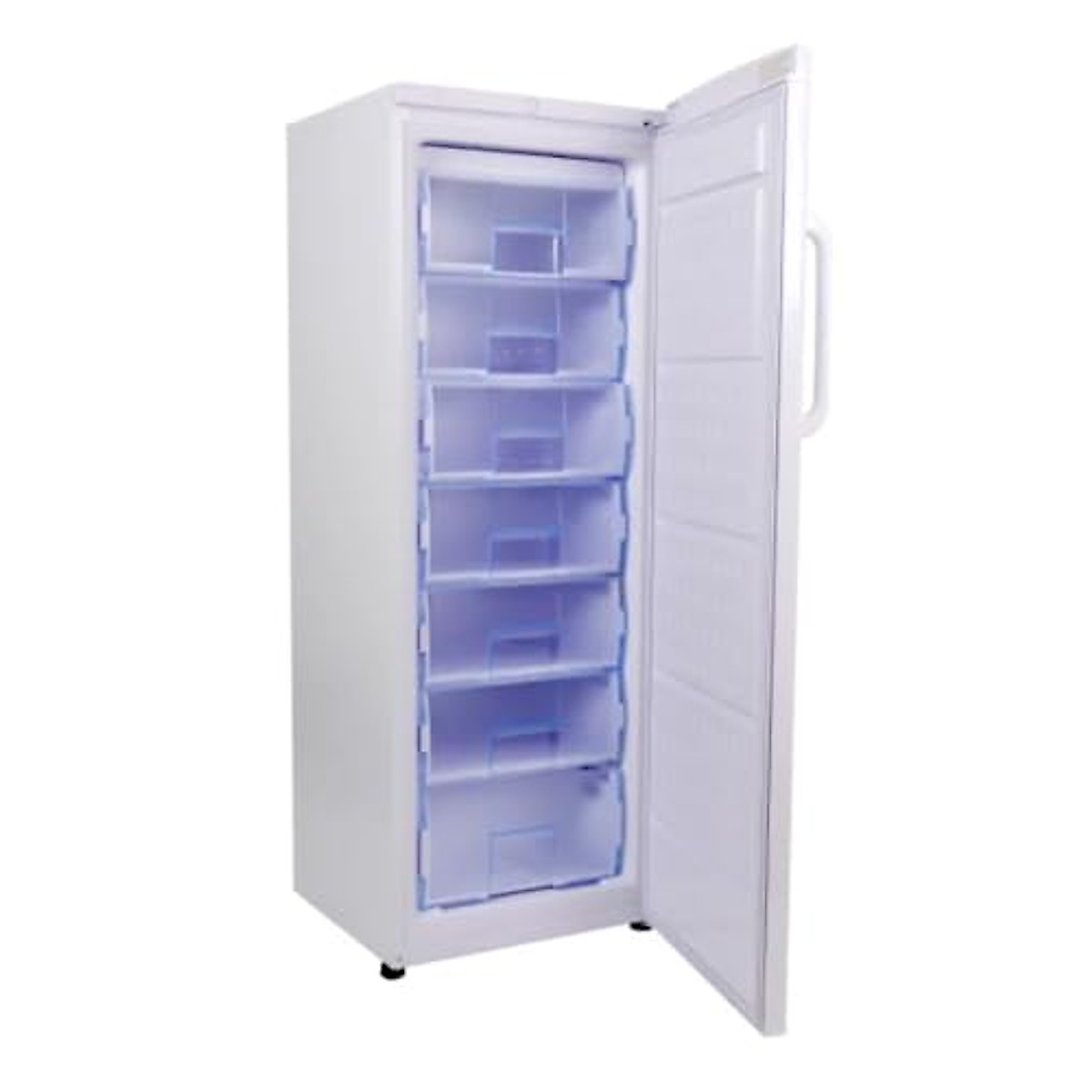 11 Cu Ft Upright Freezer with Drawer Organizer - Manual Defrost & Energy Efficient