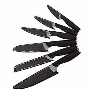 Ozeri Elite Chef II 12-Piece Ceramic Knife Set,Black