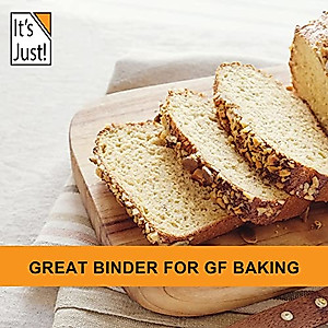 It's Just - Xanthan Gum, 8oz, Keto Baking, Non-GMO, Thickener for Sauces, Soups, Dressings, Packaged in USA