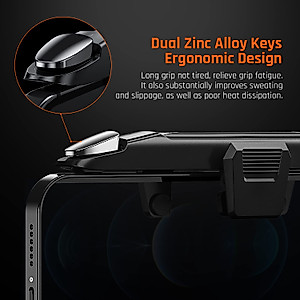 Mobile Phone Controller for Android & iPhone, Game Controller Compatible with PUBG Mobile/Knives Out/Call of Duty Mobile, Phone Triggers for Gaming with Sensitive Shoot and Aim