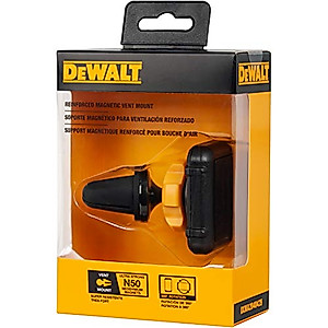 DEWALT Car Phone Magnetic Mount - Reinforced Magnetic Vent Mount - Magnetic Phone Holder for Car Vent - Phone Mount for Car Vent Clip