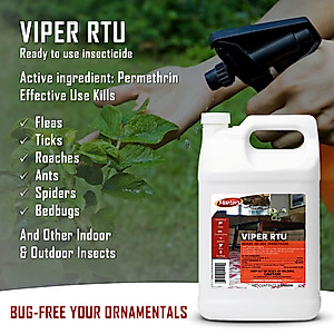 Martins Viper RTU Insecticide Indoor Outdoor Powerful Bug Repellent pest Control Home Defense Insecticide Insect Control Solutions Available with Premium Quality Centaurus AZ Gloves 1 Gal