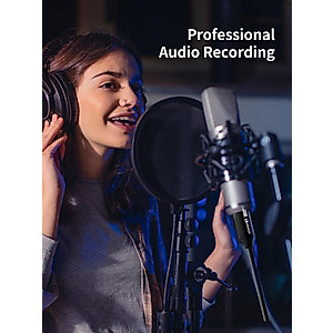 ANNNWZZD XLR to 1/4, TRS to XLR Cable, XLR Female to 1/4 for Guitar, Mixer, Speaker, Playing Live 6FT/2M