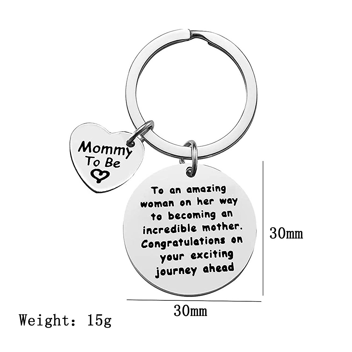 First Time New Mom Gift for Women After Baby Announcement Pregnancy Gifts for First Time Moms Gift Mom Mommy Mama to be Gift Keychain