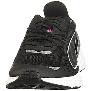 PUMA womens Ultraride Cross Trainer, Puma Black-metallic Silver, 8 US