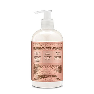 Shea Moisture Shampoo and Conditioner Set, Coconut and Hibiscus Curl & Shine 13-oz ea Bundled with Curl Enhancing Smoothie 12-oz. Curly Hair Products with Coconut Oil, Vitamin E & Neem Oil