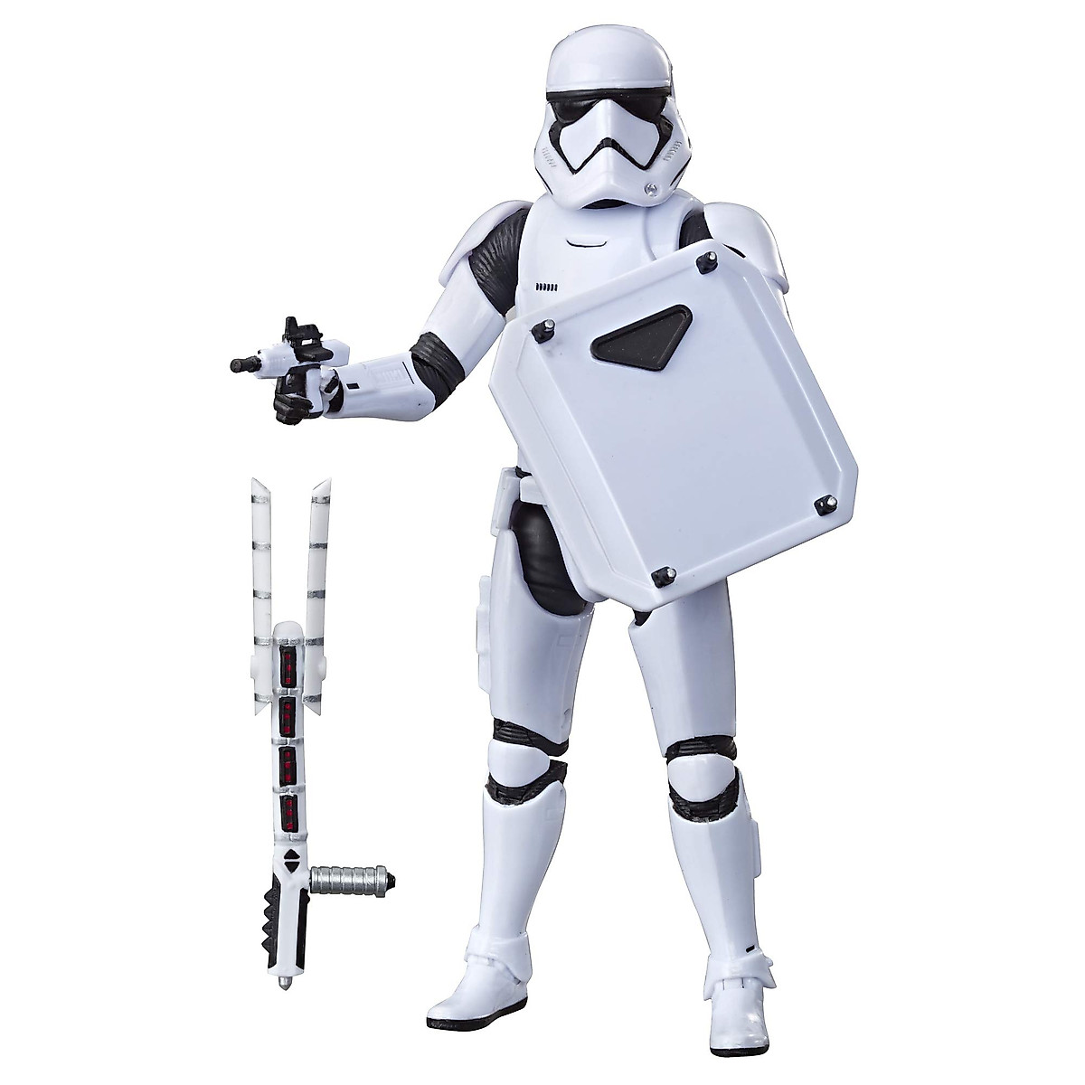 STAR WARS The Black Series First Order Stormtrooper Toy 6" Scale The Last Jedi Collectible Action Figure, 4 & Up
