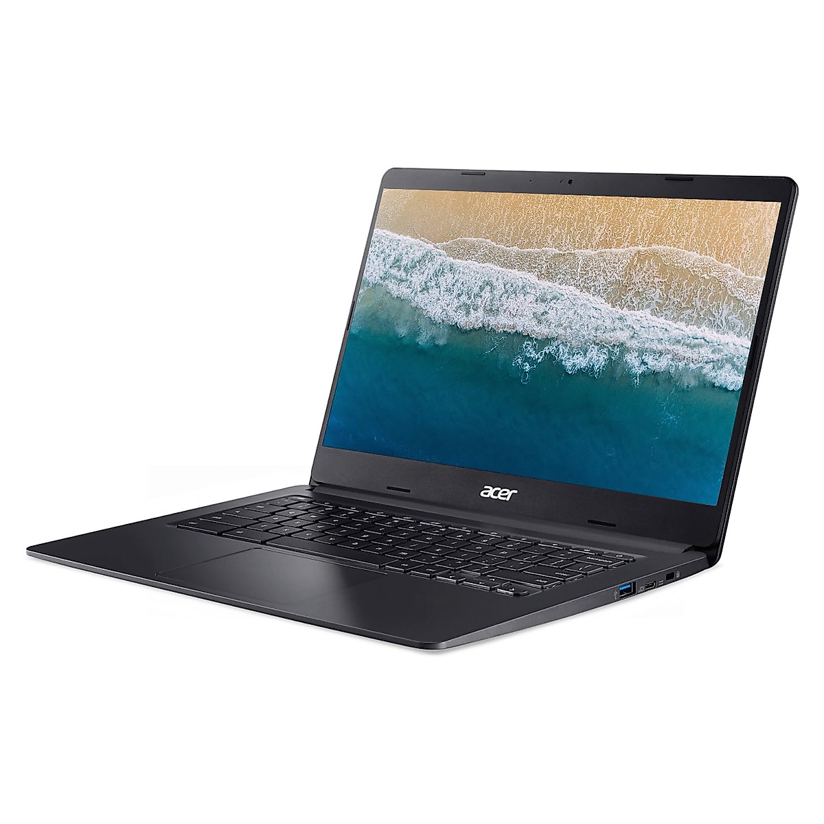 Acer 14" FHD Touchscreen Chromebook Laptop, Dual-Core Intel Celeron N4020, 4GB LPDDR4 RAM, 64GB eMMC Storage, Up to 12.5hrs Battery Life, WiFi, USB-C, Webcam, Chrome OS, w/CUE Accessories