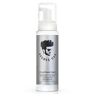 Avenue Man Sculpting Foam for Men (7oz) - Firm Hold Volumizing Hair Mousse with Herbal Extracts Styling Hair Products - Alcohol and Paraben Free - Hair Volumizer